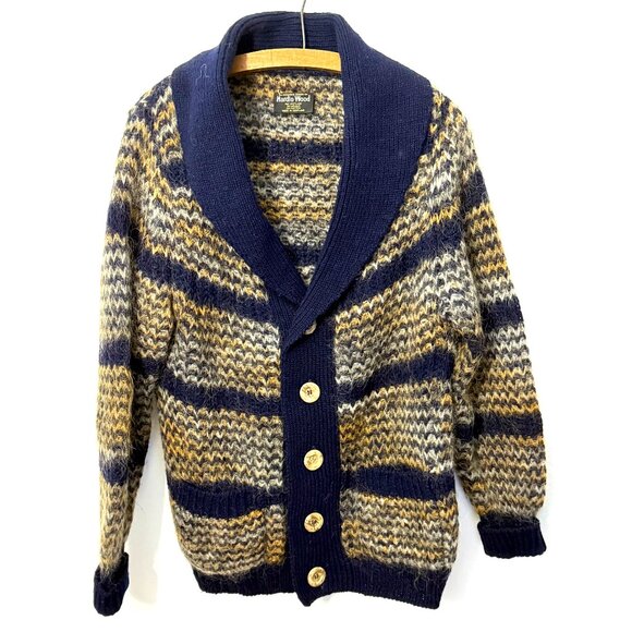 Hardie Wood | Sweaters | Hardie Wood Vintage Shetland Wool Cardigan ...